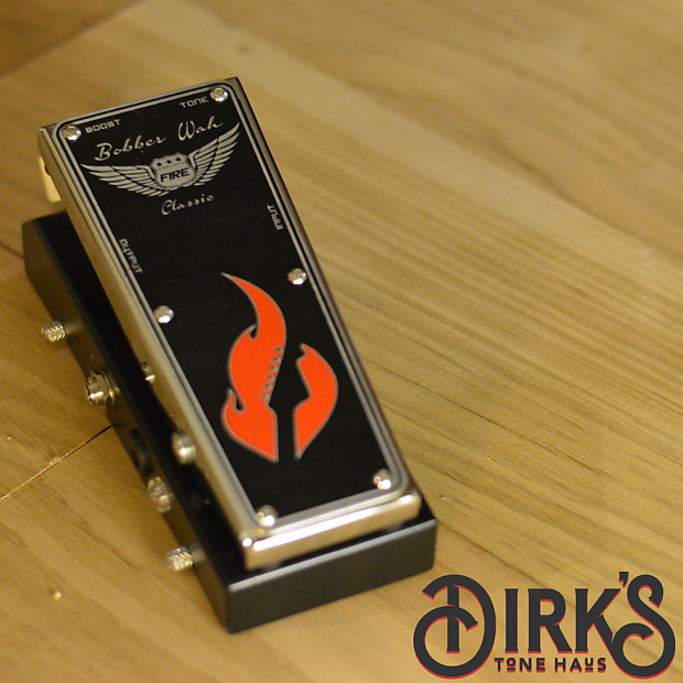 Fire Custom Shop Bobber Wah Pedal with Free Key Chain Fuzz! | Reverb