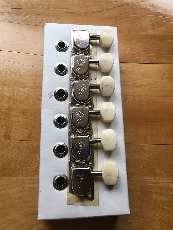 1975-1983 NOS Fender Germany Mustang Tuners Nickel | Reverb