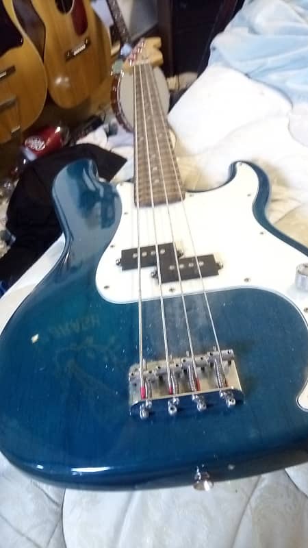 Eleca P Bass Trans Blue | Reverb Australia
