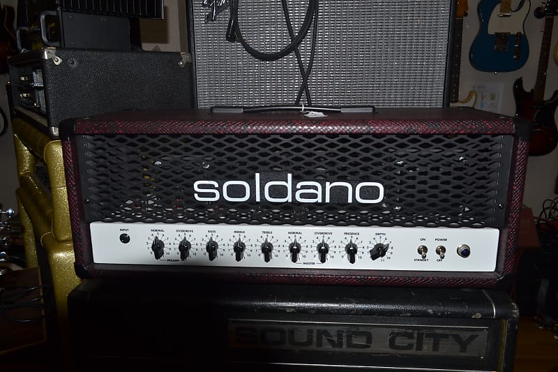 Soldano Hot Rod 50 Plus 2004? Red Snakeskin | Reverb
