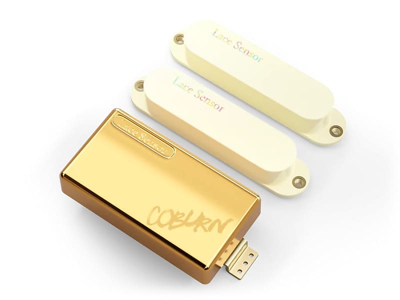 COBURN Signature LACE Pickups - Cream w/ Gold | Reverb