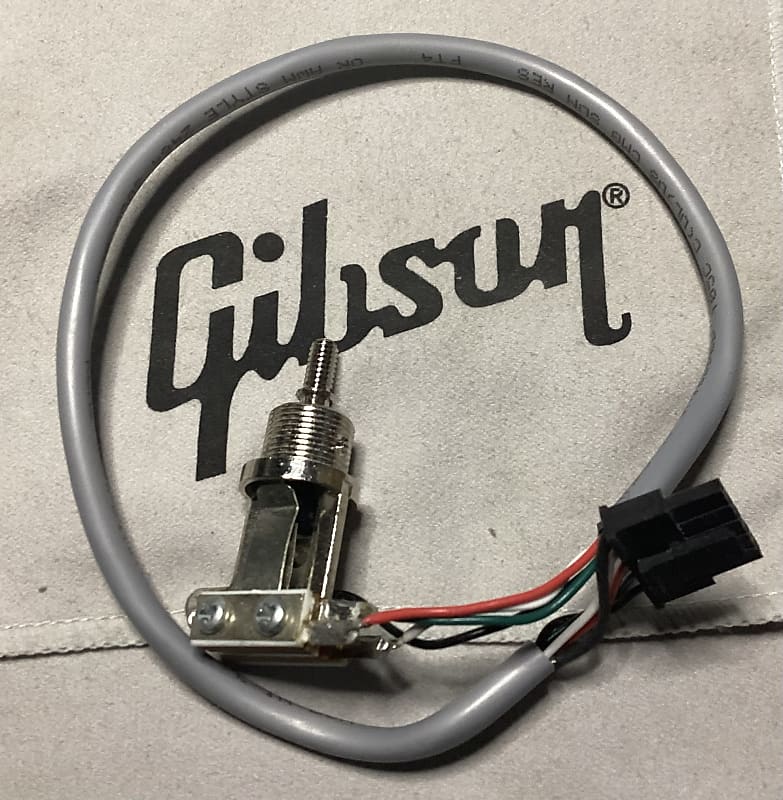 Gibson 3-way switch - short shaft with cable and PCB | Reverb