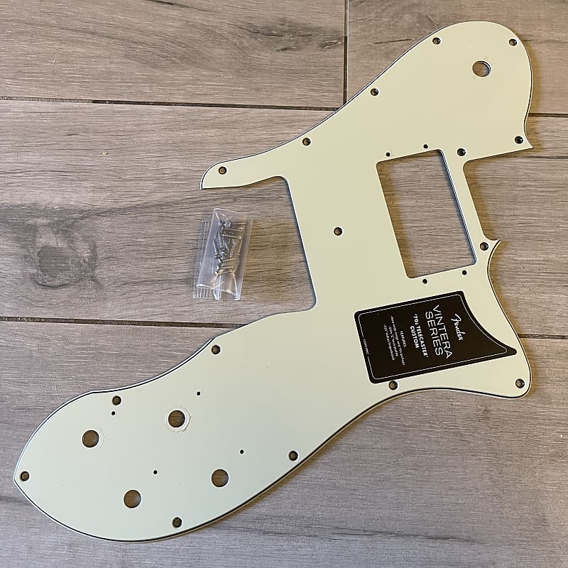 Fender Vintera 70s Telecaster Custom 3-Ply Mint Green | Reverb UK