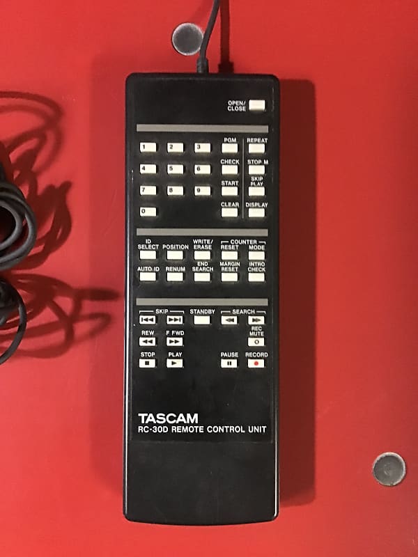 Tascam RC-30D Black wired remote control | Reverb