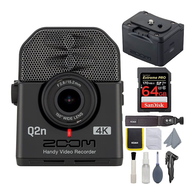 Zoom Q2N-4K Handy Video Recorder with SD Card and | Reverb