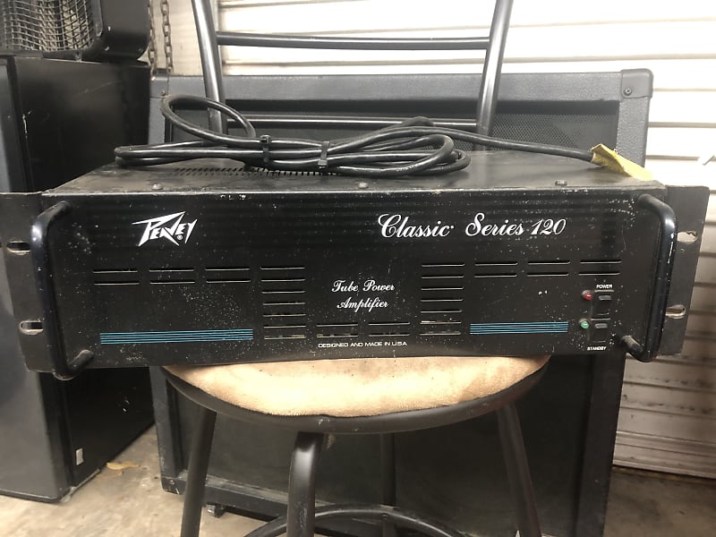 Peavey Classic Series 120 tube power amp 80s/90s - Black | Reverb