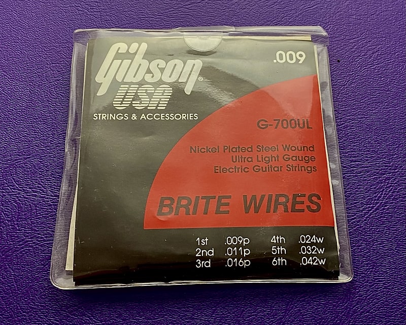 Gibson USA LES PAUL era Strings Case Candy 1980s 1990s Tim | Reverb UK