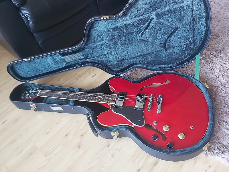 Tokai ES-335 Hollowbody Left Handed Cherry Red | Reverb