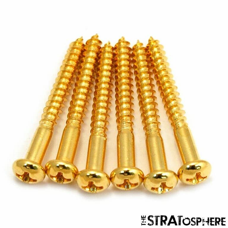 *NEW Set of 6 TREMOLO BRIDGE SCREWS for Fender Stratocaster | Reverb