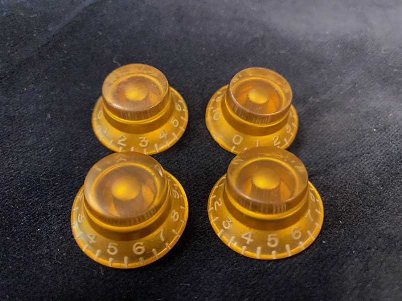 Vintage 1959 Gibson Les Paul Burst Knobs Gold Bonnet | Reverb Canada