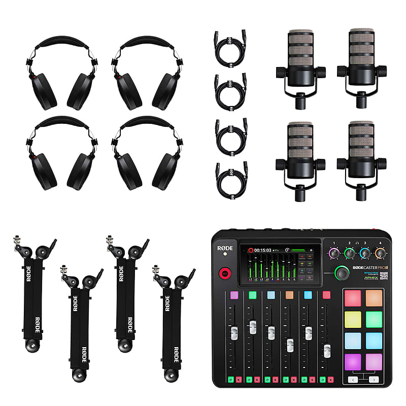 Rode RODECaster Pro II Integrated Audio Production Studio | Reverb