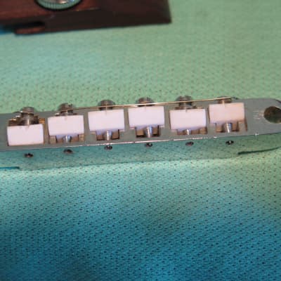 vintage HTF Japan Archtop bridge for Univox Matsumoku greco | Reverb