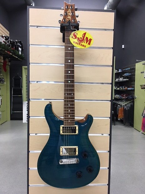 PRS Custom 22 Blue Electric Guitar | Reverb