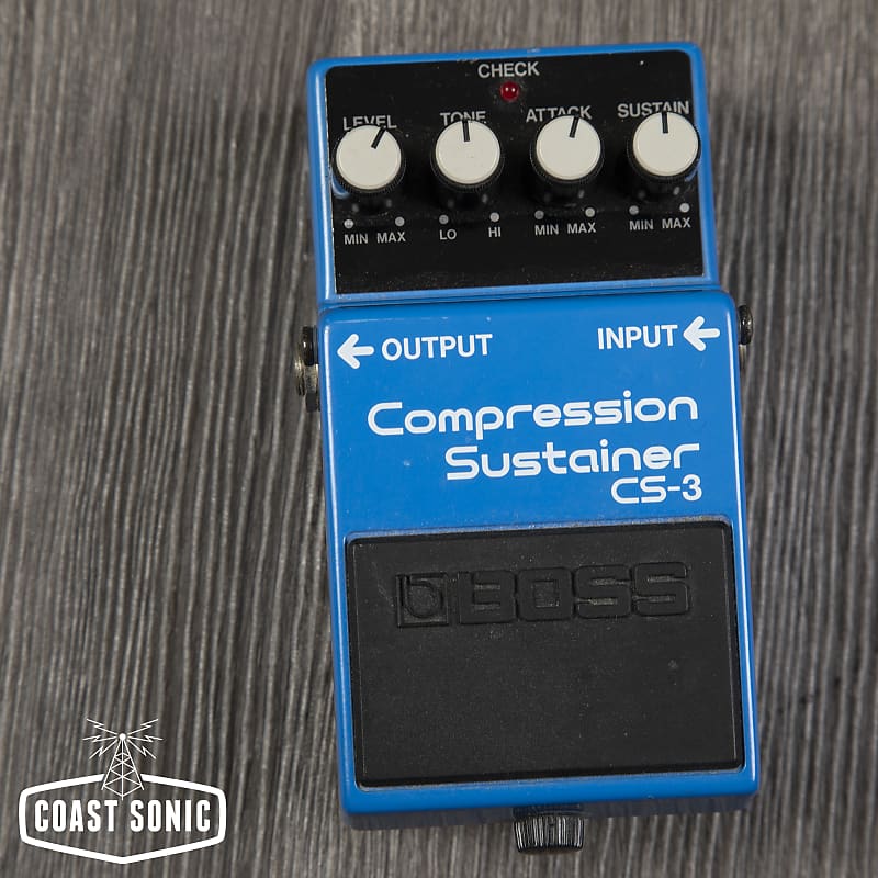 1987 Boss CS-3 Compression Sustainer (black label) | Reverb
