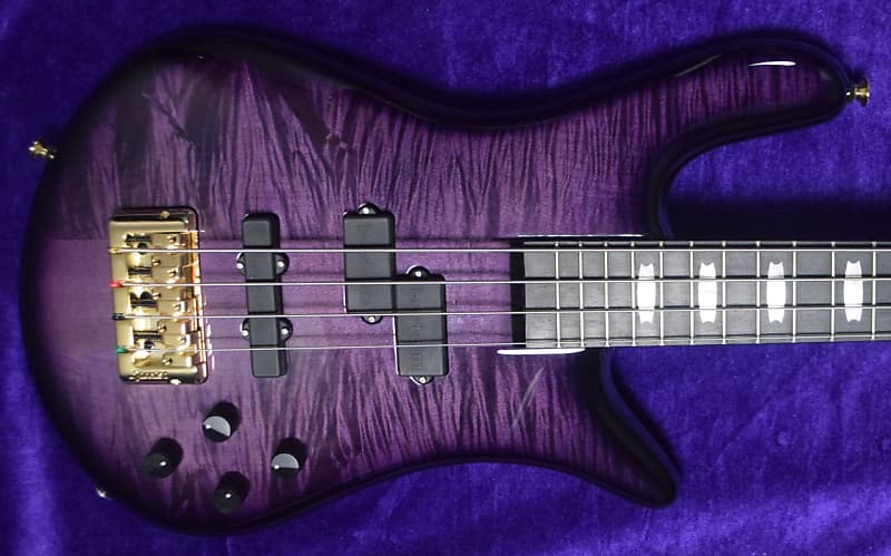 Spector Euro 4 LT, Violet Fade Gloss / Ebony | Reverb