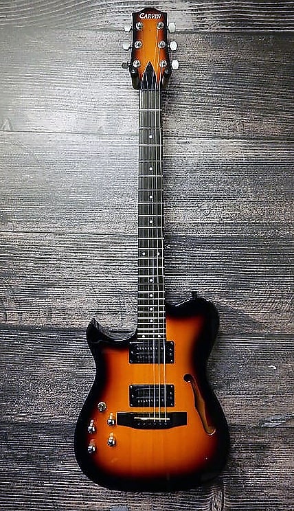 Left-handed Carvin AE-185 Tobacco Sunburst Acoustic Electric | Reverb