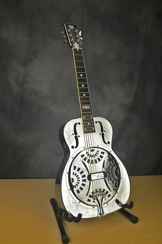 Dobro DM75 "Lily of the Valley" Resonator, 1991, Round Neck, | Reverb