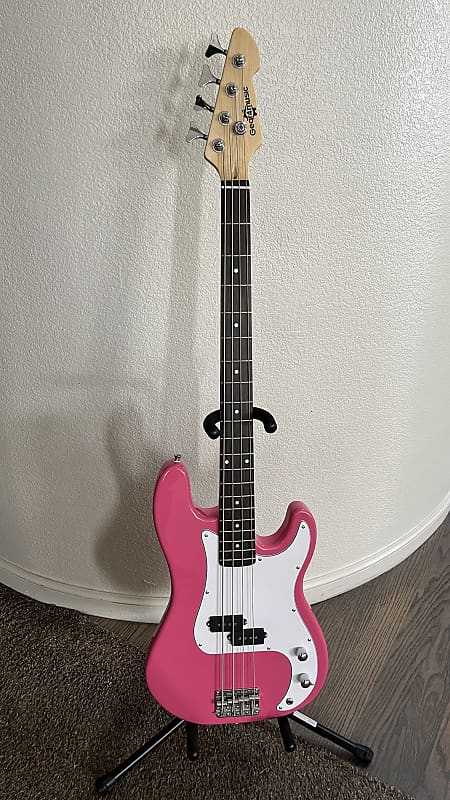 Gear4music Precision Bass Guitar 2020 - Pink | Reverb