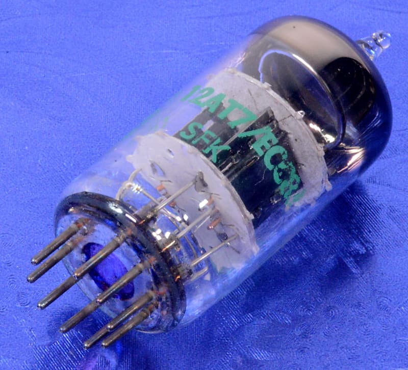 '70s Vintage Sylvania 12AT7 ECC81 Preamp Tube Used Tested By | Reverb