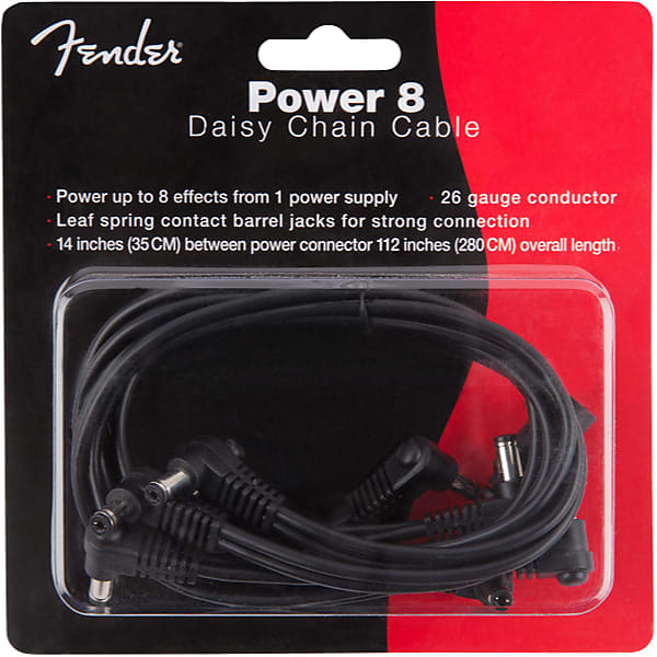 Fender Power 8 Daisy Chain Cable for Pedals | Reverb