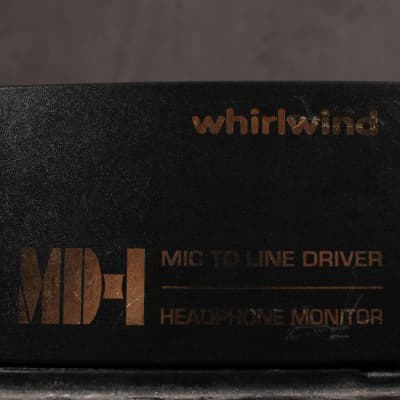 Whirlwind MD-1 Portable Mic Preamp / Line Driver & Headphone | Reverb