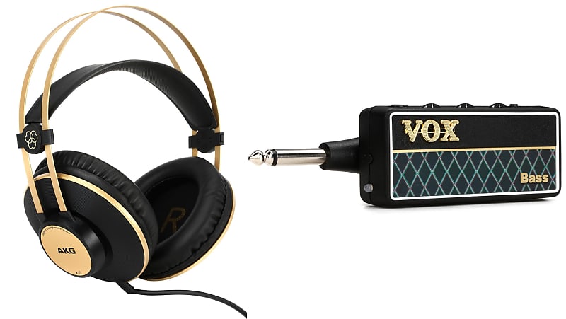 AKG K92 Closed-back Monitor Headphones Bundle with Vox amPlug | Reverb