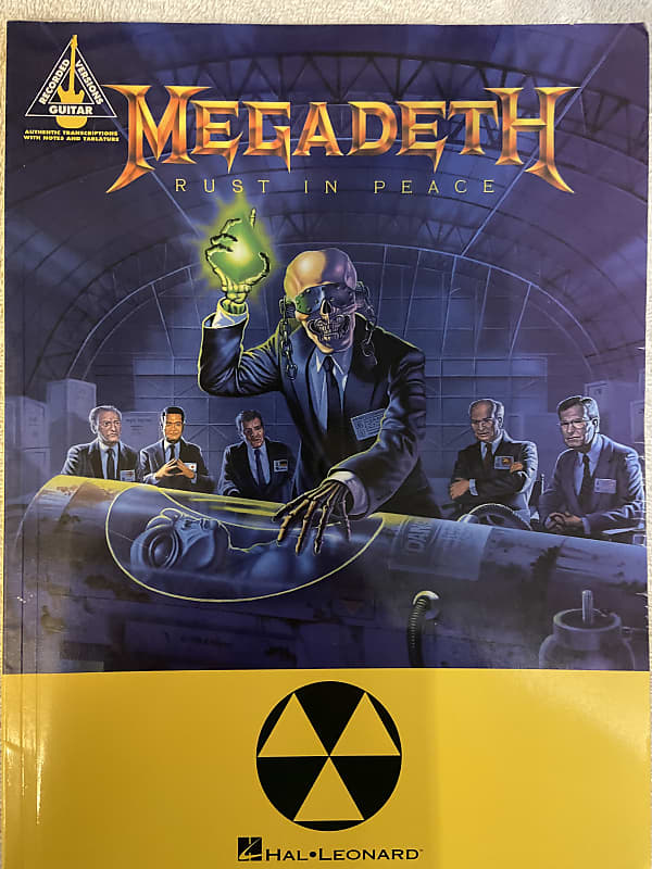 Megadeth - Rust in Peace - Guitar Tab / Tablature Book | Reverb