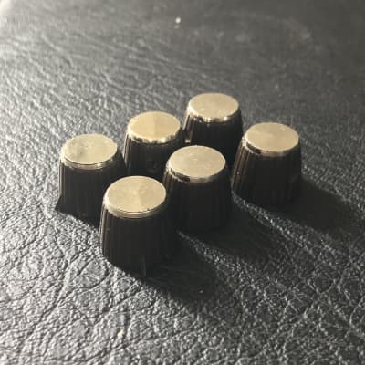 set of 6x Vintage Marshall JMP pointer control knobs 1976 - | Reverb