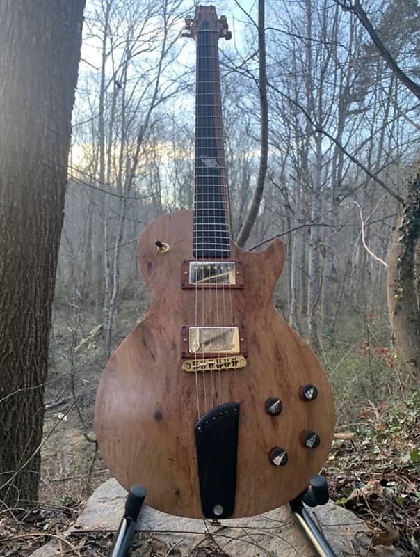 Burger Guitars Major Tom 2022 Cherry Burl Solid Body Electric | Reverb