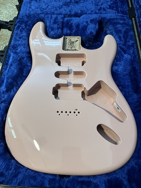Warmoth Hardtail Stratocaster Body - Shell Pink Brand New | Reverb
