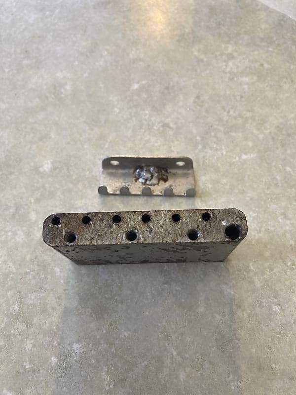 Vintage Fender Stratocaster Tremolo Block - 1966 | Reverb