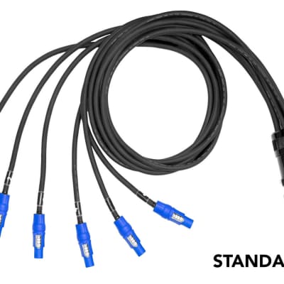 2 SOCAPEX SOCO 19 PIN to 6 Channel PowerCON Blue Connectors 5 | Reverb