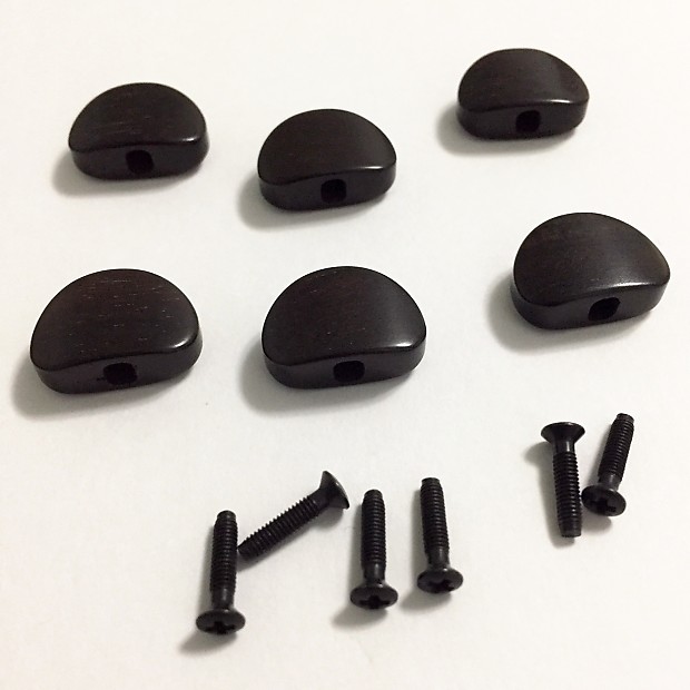 Grover Mini Rotomatic Tuner Buttons Ebony Small 6pc with | Reverb