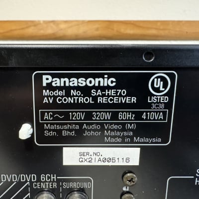 Panasonic SA-HE70 Receiver HiFi Stereo 5.1 Channel Home | Reverb