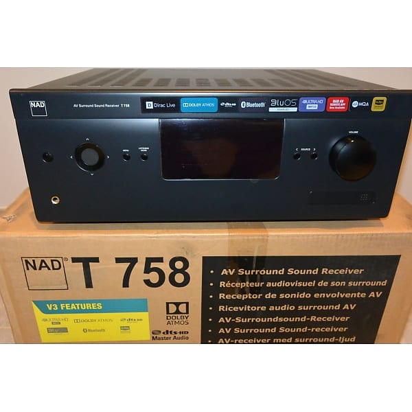 NAD T758 V3 Amplis home-cinéma inclus Dirac Live Full | Reverb UK