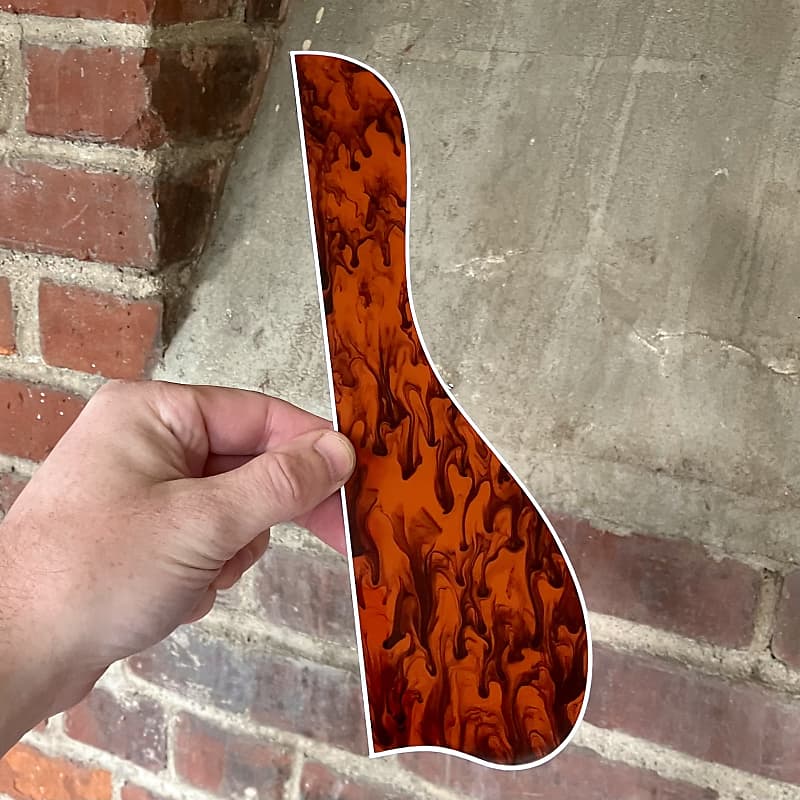 Archtop Pickguard with Binding for The Loar LH-300 LH-600 | Reverb UK