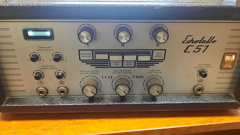 Echolette E51 Tube Tape Delay Preamp valve E 51 | Reverb
