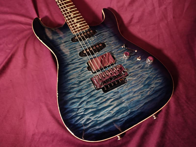 Tom Anderson Drop Top - Arctic Blue Burst | Reverb Australia