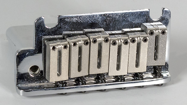 Fender Left-Handed 2-Point Stratocaster Bridge and Block | Reverb