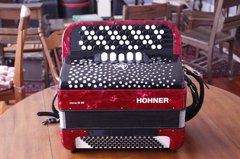 Hohner Nova III 96 - Red Pearloid | Reverb