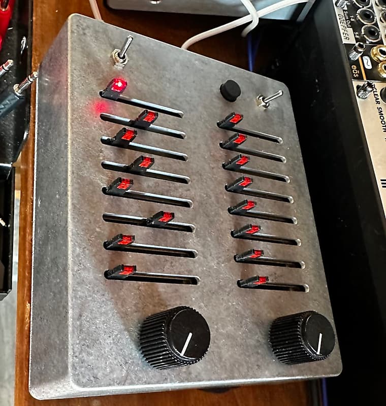 Rucci 16-step CV Sequencer Pedal - aluminum modular synth cv | Reverb