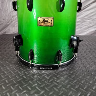 Pearl Masters Custom MRX - 14x14 Emerald Fade | Reverb