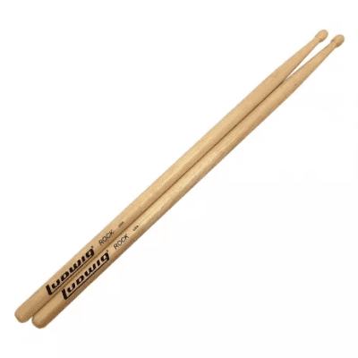 Ludwig ROCK Hickory Wood Tip Drum Sticks | Reverb UK