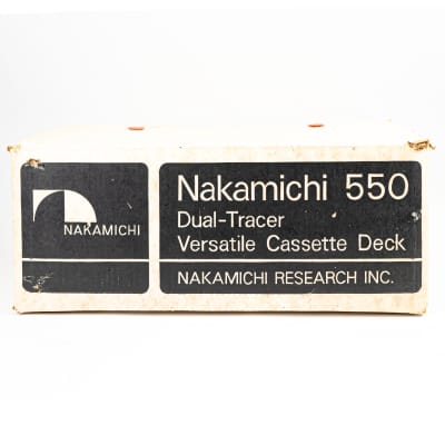 Nakamichi 550 Professional Tape Player Cassette Recorder with | Reverb