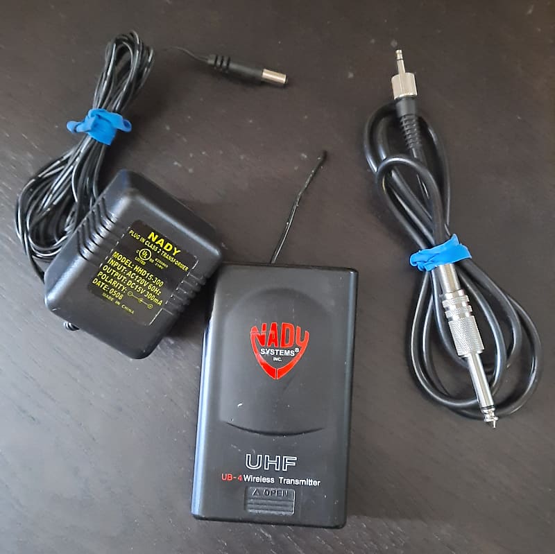 NADY UHF Wireless Transmitter UB4 with Power Adapter & Cable | Reverb
