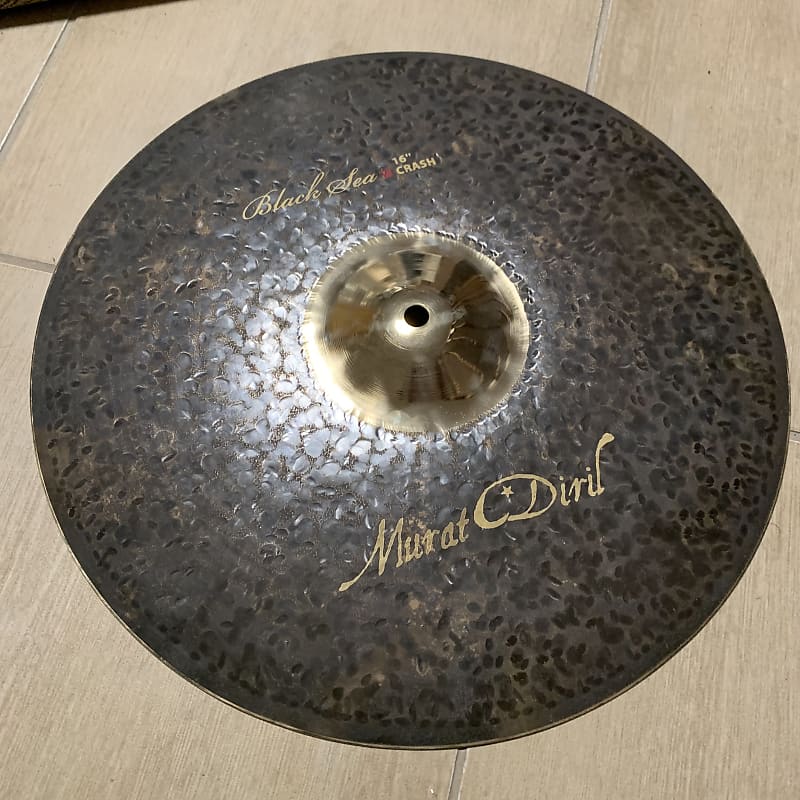 Murat Diril Artistic 16” Black Sea crash (gold bell) | Reverb