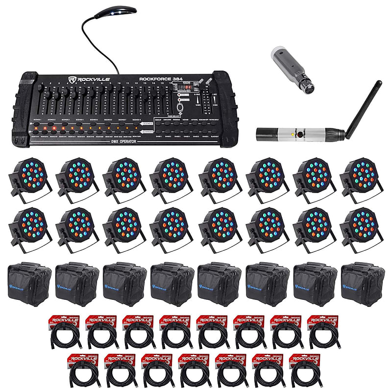 384-Channel Dmx Controller+Lighting Transmitter+Receiver+16 | Reverb