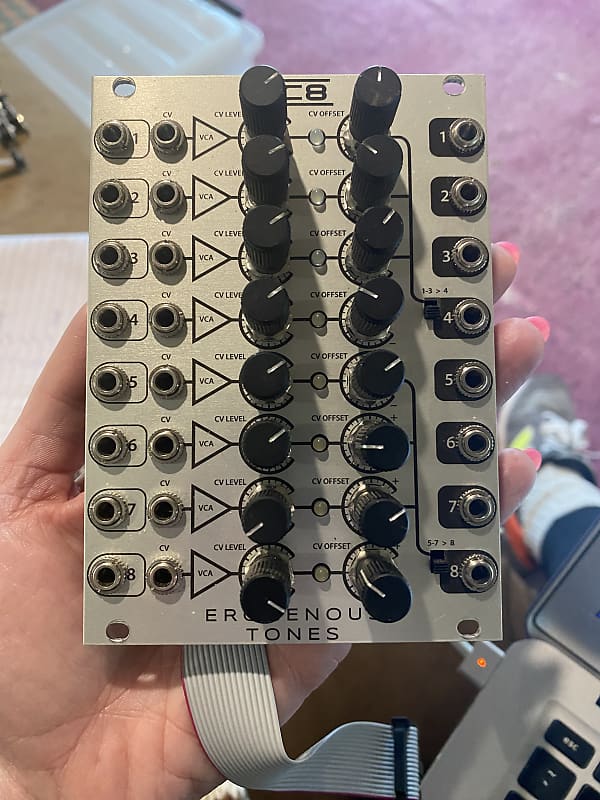 Erogenous Tones Erogenous Tones VC8 Eurorack 8 Channel VCA | Reverb