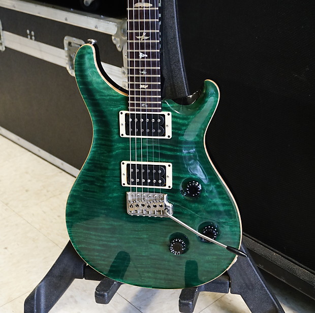 PRS Custom 24 with 10-top 2006 Dark Emerald Green | Reverb