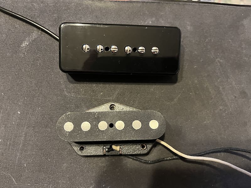Q Pickups Quarter Pound Hot Tele bridge & Artec P90 neck | Reverb